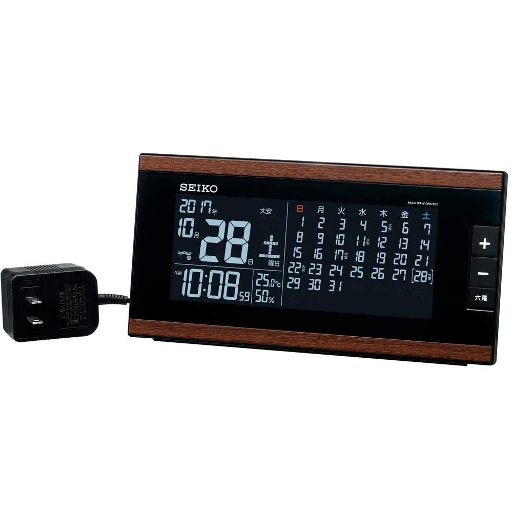 【メーカー名】セイコークロック(Seiko Clock)【メーカー型番】【ブランド名】Seiko【商品説明】セイコークロック(Seiko Clock) セイコー クロック 目覚まし時計 電波 交流式 デジタル マンスリーカレンダー機能 六曜...