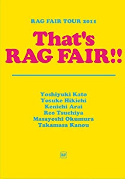 【商品名】TOUR 2011 That’s RAG FAIR!! [DVD]【メーカー名】SPACE SHOWER MUSIC【メーカー型番】【ブランド名】Circle Label【商品説明】TOUR 2011 That’s RAG FAI...