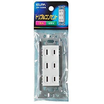 【商品名】ELPA トリプルコンセント EW-1103HN【メーカー名】朝日電器【メーカー型番】EW-1103HN【ブランド名】ELPA【商品説明】ELPA トリプルコンセント EW-1103HN当店では初期不良に限り、商品到着から7日間は...