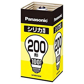 【商品名】パナソニック シリカ電球200形【1個入】 LW100V200W(NA)【メーカー名】パナソニック【メーカー型番】【ブランド名】パナソニック(Panasonic)【商品説明】パナソニック シリカ電球200形【1個入】 LW100V...