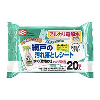 【商品名】レック Ba 水の激落ちシート 網戸の汚れ落とし 20枚入 (アルカリ電解水使用) SS-172【メーカー名】レック(LEC)【メーカー型番】SS-172【ブランド名】レック (LEC)【商品説明】レック Ba 水の激落ちシート ...
