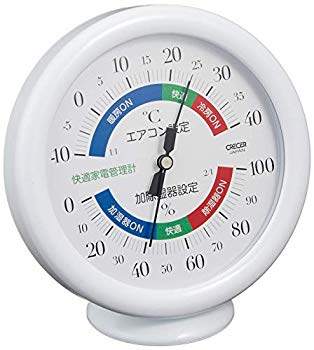 未使用、未開封品ですが弊社で一般の方から買取しました中古品です。一点物で売り切れ終了です。(中古品)オーム電機(Ohm Electric) 温湿度計(快適家電管理表示) ホワイト TR-130W【メーカー名】CRECER (クレセル)【メー...