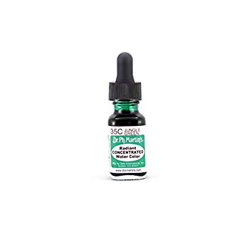 【状態　非常に良い】Dr. Ph. Martin's Radiant Concentrated Water Color, 0.5 oz, Jungle Green (35C)【メーカー名】Salis International, Inc.【...