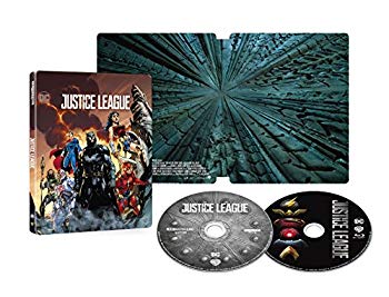 未使用、未開封品ですが弊社で一般の方から買取しました中古品です。一点物で売り切れ終了です。(中古品)ジャスティス・リーグ スチールブック仕様 4K ULTLA HD & ブルーレイセット(数量限定生産/2枚組) [Blu-ray]【メーカー...