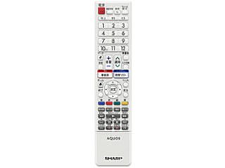 (中古品)SHARP/シャープ 液晶テレビ用　リモコン＜ホワイト系＞（LC-24R30-W） [0106380481] (0106380481)【メーカー名】SHARP/シャープ【メーカー型番】106380481【ブランド名】シャープ(SH...