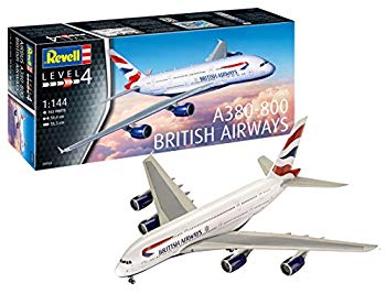 ドイツレベル 1/144 A380-800 ブリティッシュ エアウェイズ プラモデル 03922【メーカー名】ドイツレベル(Revell)【メーカー型番】RV03922【ブランド名】ドイツレベル(Revell)【商品説明】ドイツレベル 1/...