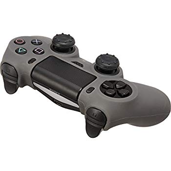 未使用、未開封品ですが弊社で一般の方から買取しました中古品です。一点物で売り切れ終了です。【PS4 CUH-2000 対応】 CYBER ・ コントローラーシリコンカバーセット ( PS4 用) クリアブラック 【シリコンカバー+アナログカ...