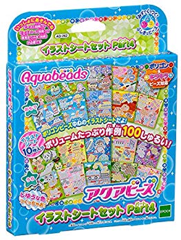 【状態　非常に良い】アクアビーズ イラストシートセットPart4【メーカー名】エポック(EPOCH)【メーカー型番】AQ-262【ブランド名】エポック(EPOCH)【商品説明】アクアビーズ イラストシートセットPart4(C) EPOCH主...