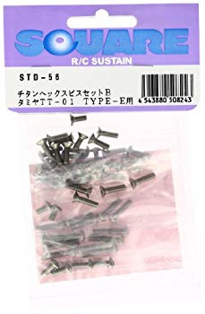 未使用、未開封品ですが弊社で一般の方から買取しました中古品です。一点物で売り切れ終了です。スクエア チタンヘックスビスセットB (タミヤTT01TYPE-E用) 普通ビスセット STD-56【メーカー名】スクエア(SQUARE)【メーカー型...