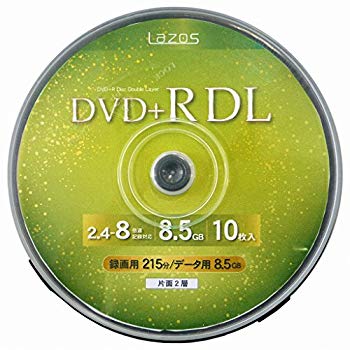 (中古品)LAZOS DVD+RDL 10枚 スピンドルケース入 LA-DL10【メーカー名】LAZOS(ラソス)【メーカー型番】LA-DL10【ブランド名】LAZOS(ラソス)【商品説明】LAZOS DVD+RDL 10枚 スピンドルケー...