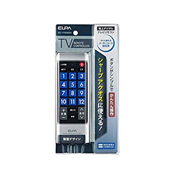 (中古品)ELPA エルパ テレビリモコン シャープ SHARP アクオス 設定不要ですぐに使える RC-TV008SH【メーカー名】朝日電器【メーカー型番】RC-TV008SH【ブランド名】ELPA【商品説明】ELPA エルパ テレビリモ...