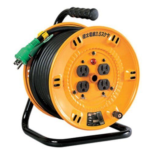 【商品名】日動 電工ドラム　アース付　20M NP-E24F【メーカー名】日動工業【メーカー型番】NP-E24F【ブランド名】日動工業【商品説明】日動 電工ドラム　アース付　20M NP-E24F電線仕様（電線種×太さ×芯）:SVCT3.5...