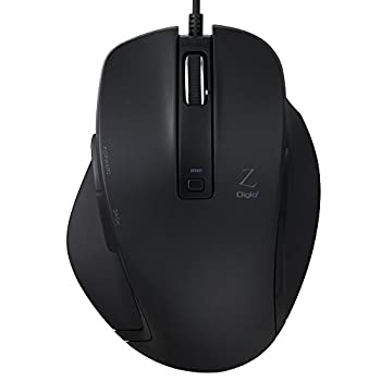 【中古】【非常に良い】Digio2 Z 究極のカタチ 有線 マウス 5ボタン Blue LED Mサイズ ブラック 48344【メーカー名】ナカバヤシ(Nakabayashi)【メーカー型番】48344【ブランド名】ナカバヤシ(Nakaba...
