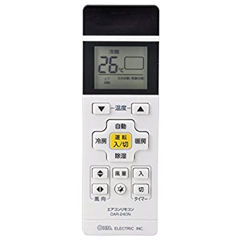 【中古】OHM エアコン用リモコン OAR-240 OAR-240N【ジャンル】エアコン用リモコン【Brand】オーム(OHM)【Contributors】【商品説明】OHM エアコン用リモコン OAR-240 OAR-240Nサイズ:13...