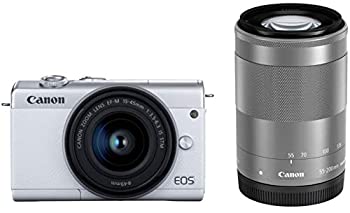 【中古】(未使用・未開封品)Canon ミラーレス一眼カメラ EOS M200 ダブルズームキット ホワイト EOSM200WH-WZK【ジャンル】ミラーレス一眼【Brand】キヤノン【Contributors】【商品説明】Canon ミラ...