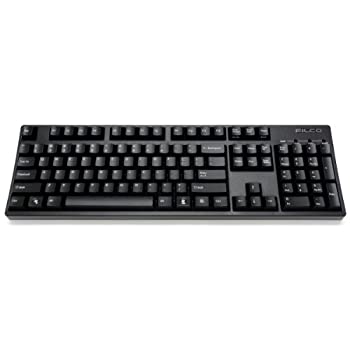 【中古】FILCO Majestouch 104赤軸 USアスキー配列104キー USB&PS2両対応 Nキーロールオーバー対応 独CherryMX赤軸スイッチ メカニカルキーボード ブラック FKBN104MRL/EB2【メーカー名】FI...