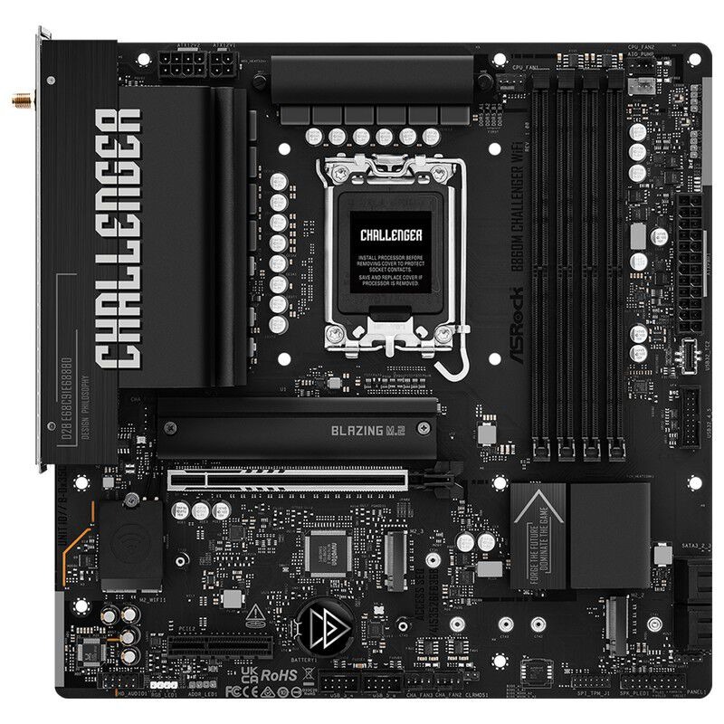 ■製品仕様・チップセット：Intel B860・フォームファクタ：MicroATX・LAN：2.5G LAN ポート×1 / Wi-Fi 7 / Bluetooth 5.4・ソケット形状：LGA 1851・対応CPU：Intel Core ...