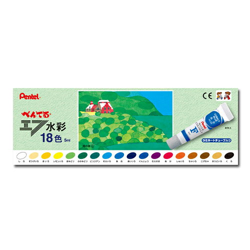 ●絞りやすく丈夫なラミネートチューブ入り水彩えのぐ。●キャップは、エコキャップ運動で集めたペットボトルのキャップを再利用しています。●ぺんてる独自の精選された顔料、色材を使用。●色ののび、発色がよく、透明調にも不透明調にも描けます。●入数：...