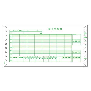 ※取寄せ品となる為メーカーに在庫があれば1週間程度でお届けいたします。メーカー欠品の場合はお待ちいただく場合もございます。※取寄せ品につき、お客様都合によるご注文後のキャンセルおよび返品はお受けできません。●給与明細書（密封式）●入数：1個...