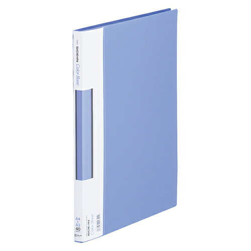 ●2ページ見開きで使えるヨコ入れタイプ。●書類を横から入れるタイプなので、書類が落ちずに携帯に便利。倍サイズの資料を見開きのままでファイルできます。●入数：1冊●本体サイズ(mm)：縦315×横240●ポケット数：小口20枚(40ポケット)...
