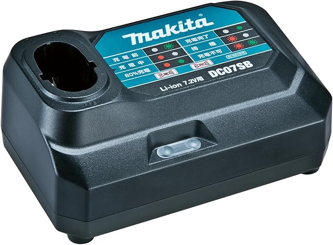 ブランド Makita(マキタ) 色 ブラック 商品の寸法 96奥行き x 150幅 x 65高さ cm 商品の重量 1.01 ポンド 出力電圧 7.2 ボルト この商品について 入数:1個 製造国:日本 商品の重量:458g 適応バッテリ...