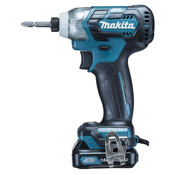 商品情報 【マキタ電動工具 充電式インパクトドライバ TD111DSHX（1.5Ah）】 バッテリBL1015×2本・充電器DC10SA・ケース付 [約22分充電] ●スライド式 10.8V ●135N・m ●質量1kg未満、最強トルク！ ...