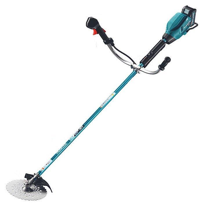 商品情報 マキタ　充電式草刈機　Uハンドル　40Vmax　MUR005GRM　4.0Ahモデル　草刈刃255mm ■バッテリBL4040・充電器DC40RA付 ●草刈刃255mm ●DCホワイトチップソー付 ●30mLエンジン式と同等の使用...