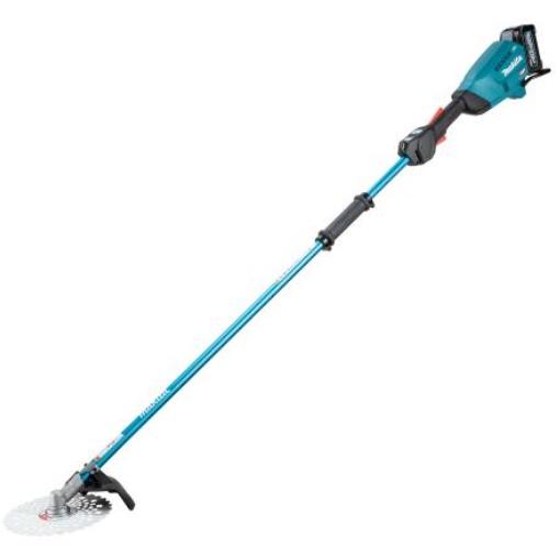 マキタ makita 充電式草刈機 MUR018GRM［2グリップ］ バッテリBL4040+急速充電器DC40RA付 88381779555 ■23mLエンジン式同等の使用感(マキタ社比、高速モード時) ■ハイパワーブラシレスモータ搭載 ■...
