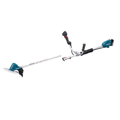 マキタ　充電式草刈機　Uハンドル/分割棹　18V　MUR191UDZ　本体のみ(バッテリ・充電器別売)　草刈刃Φ230mm ※バッテリ・充電器別売 ■DCホワイトチップソーφ230mm付 ■簡単刃物交換で使いやすさアップ。22mLエンジン式...