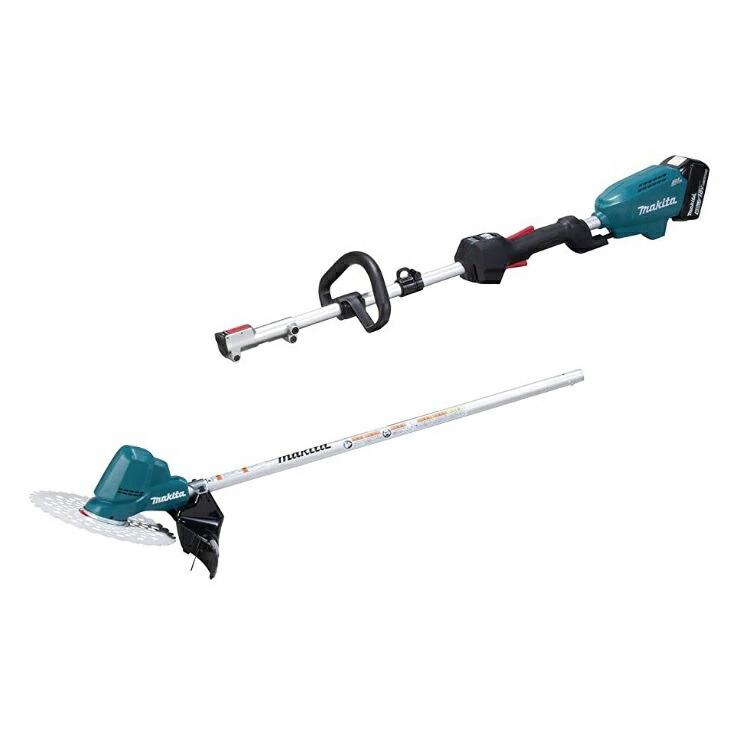 マキタ makita 充電式草刈機 MUR191シリーズ ※販売はタイトルの商品です。 ■簡単刃物交換で使いやすさアップ ・ツールレスシャフトロック 　チップソーから樹脂刃へ簡単にチェンジ可能 ・金属刃・樹脂刃・ナイロンコード兼用プロテクタ...