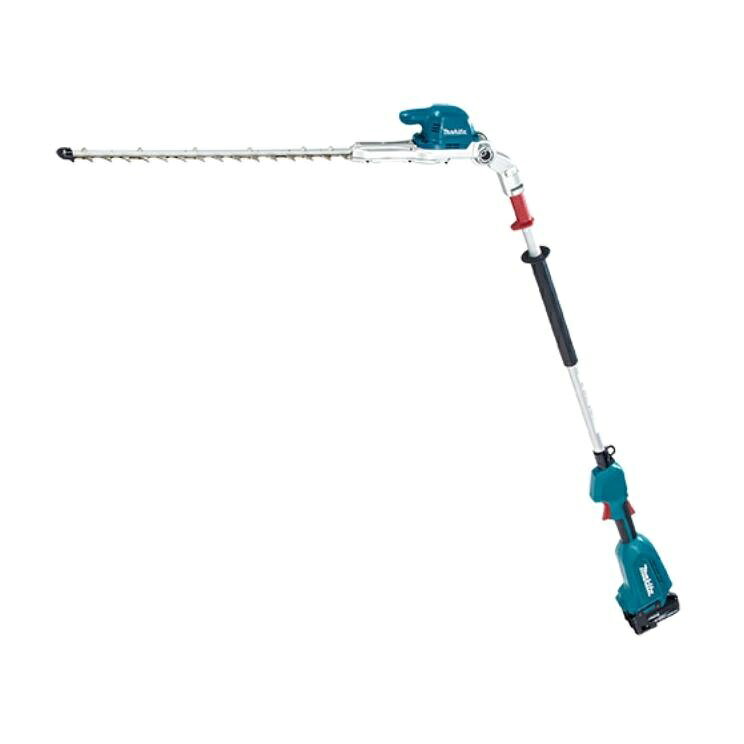 《本体+バッテリ+充電器》 マキタ　充電式ポールヘッジトリマ 仕様：三面研磨刃 形式：MUN501WDWF ボデーカラー： 青 《標準セット内容》 (1)本体　×1台 (2)バッテリBL1830B[3.0Ah] 　×1個 (3)充電器DC1...