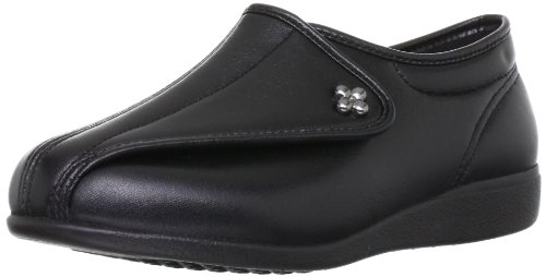 介護シューズ 軽量・ブラックスムース 21.5 cm 3E KS21041BA・・Size:21.5 cm 3EColor:ブラックスムース・プラットフォームの高さ:1cm商品紹介 理想的な歩行をサポートする機能を備えた日本製コンフォートシ...