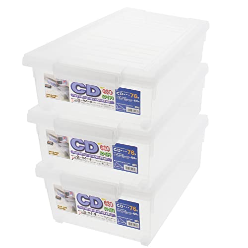 3個セット・CDワイド CDワイド ・・Color:CDワイドStyle:3個セット・本体サイズ:約18×29×46.5cm(1個あたり)・素材・材質:(本体)ポリプロピレン、(仕切板)スチロール樹脂・原産国:日本国・収納の目安:CDが約7...