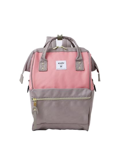 カジュアルバッグピンク×グレーベージュ/Free Size/ATB0197Z・Color:ピンク×グレーベージュ・ヨコ24×タテ35×マチ14(cm)・ポケット：7・420g・ショルダー紐長さ：40-83cm説明 ペットボトルをリサイクルし...