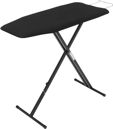 ブラック/約W83XD37XH25〜78cm/4028・Color:ブラックPatternName:軽量 スタンド式 アイロン台・パッケージ個数:1・素材:表面布:綿100% クッション材:ポリエステル 天板・脚部:スチール(粉体塗装) ボ...