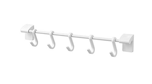 5連フックホワイト/製品サイズ:(約)幅32×奥行2.5×高さ4cm/1687676・Color:ホワイトStyle:5連フック・パッケージ個数:1・原産国:日本簡単取り付け! マグネットだから壁に貼り付けるだけ! 浴室の取り付け面を傷つけ...