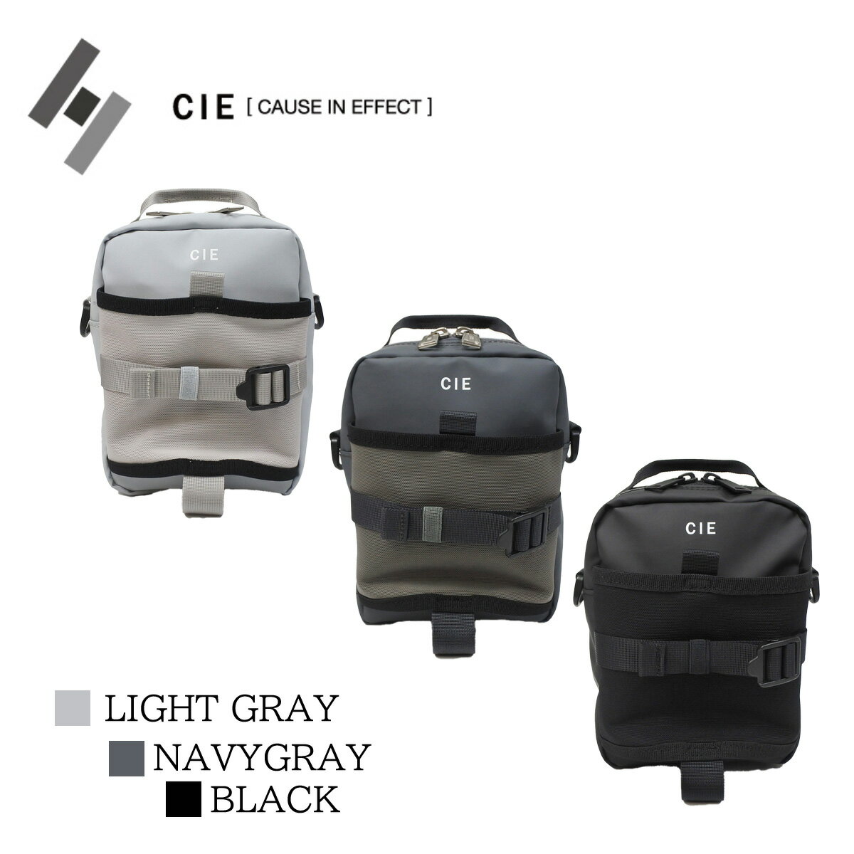 休日の散歩やフェス・スポーツ観戦に幅広く万能に使えるミニショルダーバッグcause in effect(原因と結果)の頭文字をとって名付けられたバッグブランド、CIE(シー)。商品を手にして頂いた結果に至るまでの経緯を追求、「原因」を考察し...