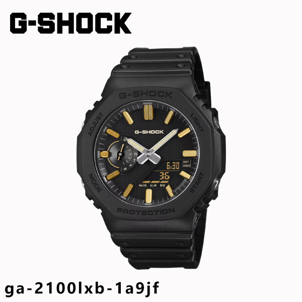- CASIO - GA-2100LXB-1A9JF - 商品説明文 - LUXE BLACK??2100シリーズを現代的な上質さで再解釈したモデルです。 洗練されたミニマリズムで時を経ても色あせない上質さを追求。 ダイアルは光を吸収して反...