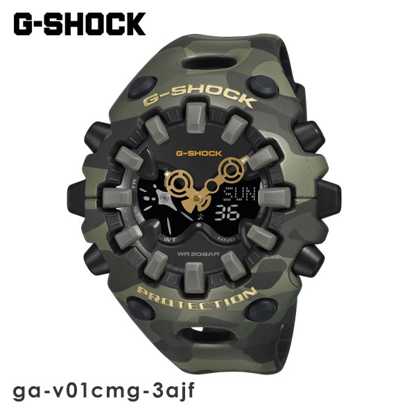 - CASIO - GA-V01CMG-3AJF - 商品説明文 - ストリートファッションにおける王道であり定番柄でもあるカモフラージュ。 G-SHOCKでもこれまで数多くのモデルを輩出してきた柄を今改めてフィーチャーした BOLD CA...