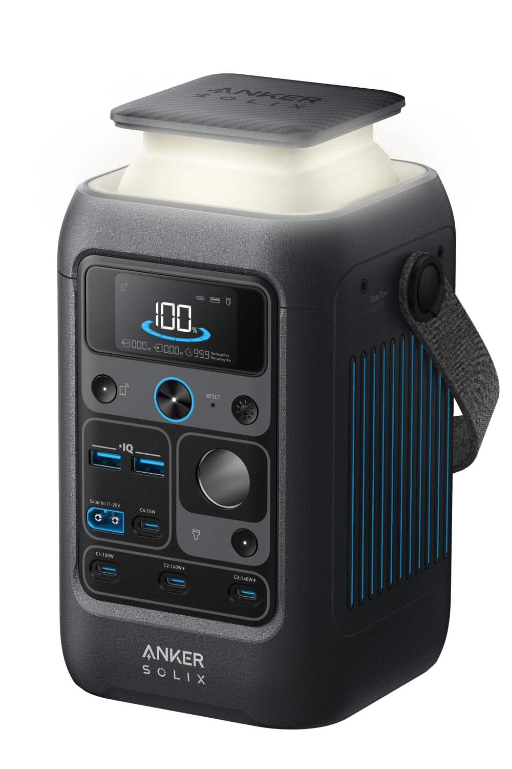 ・Solixシリーズ最小 & 最軽量モデル：「Anker 521 Poratable Power Station」よりバッテリー容量が10%増加した288Whの大容量ながら、半分以下のサイズを実現しました。付属のストラップを使えば、両手を使...