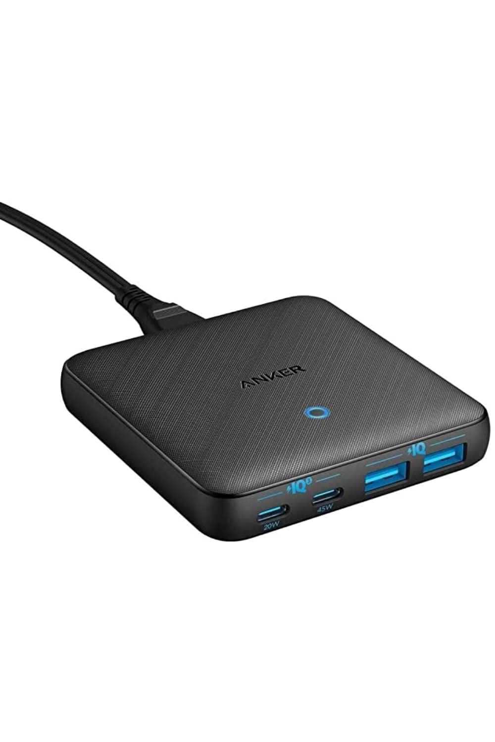 ・4台同時充電：PPS規格に対応したUSB-Cポートを2つ搭載し、USB-Aポートを含めると4台同時に合計最大65Wの高出力で充電できます。・フルスピード充電：最大45W出力のUSB-Cポートで、MacBook Airなら約2時間で 満充電...