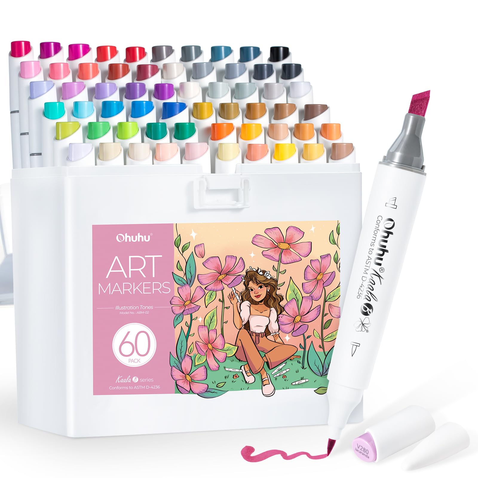 ・コンパクトなミニ筆タイプ＆ノーマルスリム:［ミニブラシタイプ(ミニ筆):1-4mm/ノーマルスリム(太字):1-6mm］定番マーカーのチップを仕様変更し、滑らかな描き心地を実現しました。ミニブラシ（ミニ筆）は、通常よりもコンパクトなサイズ...