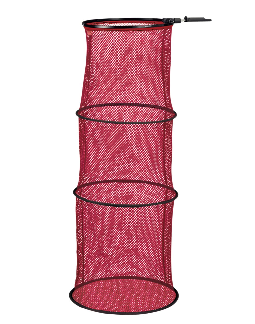 ・カラー：レッド/ブラック・フラシ深さ：120cm・段数：3・収納ケース付き【グリップエンド】 市販の台ネジで、イカダやカセに固定出来るような形状に加工を施しました。 【折りたたみ式可変グリップ】 グリップを固定する部分が傾いた場所でも導入...