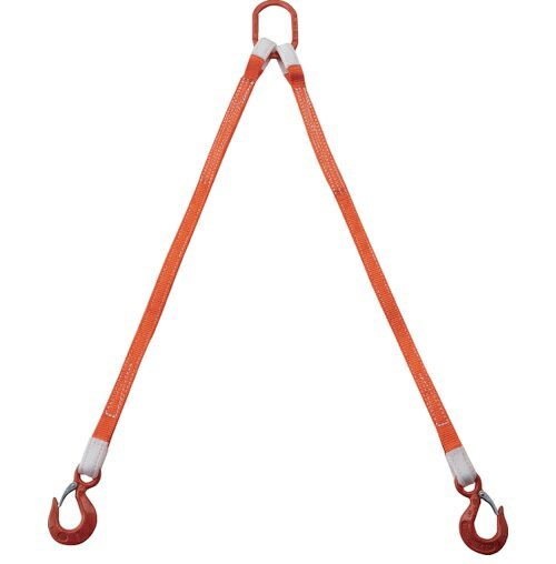 メーカートラスコ中山株式会社型番G352P10 仕様●基本使用荷重(t)：2●全長(m)：1●ベルト寸法(mm)幅×厚さ：35×8●リーチ(m)：1●フック色：オレンジ●アイ部幅(mm)：23●アイ部長さ(mm)：125●アイ部厚さ(mm)...