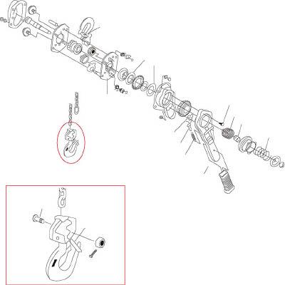 メーカー株式会社キトー型番L4BA030-10212仕様●キトーレバーブロックL4形　LB030用部品　下フック1式生産国日本納期通常翌日〜4日発送L4BA030-10212