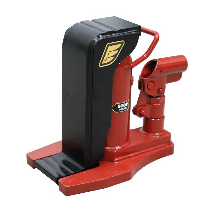 《仕様》●爪許容荷重：2ton●頭部許容荷重：4ton●ストローク：110mm●爪最低位置：16mm●爪長さ：50mm●爪幅：65mm●本体寸法(W×D×H)：146×235×226mm●質量：12kg●付属品　・専用操作レバー(ロック機構...