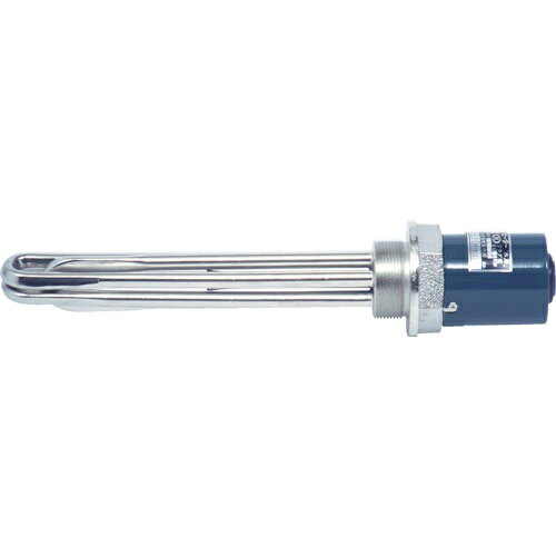 《仕様》●電圧：三相400V●容量：5kW●ねじ径：G2●ねじ長さ：25mm●材質　・ヒーターパイプ：銅　・プラグ：鉄鋳物●質量：2.3kg【オレンジブック発注コード】758-6426《特長》●タンク内およびパイプライン内の液体を直接加熱が...