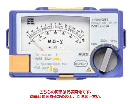《仕様》●定格測定電圧：125V/250V/500V●交流電圧：0〜600V ±2.5% F.S●寸法・重量：W170×H54×D105mm・約350g●付属品・単3マンガン電池×6・ランコード×1・アースコード×1コード収納ケース×1・ベ...