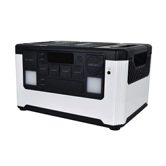《仕様》●波形：正弦波●仕様：屋内用●連続定格：1000W（48分）●周波数：50/60Hz手動切替●サイズ：W390×D285×H228mm●質量：13.9kg●付属品　・充電ケーブル1.4m　・シガー充電ケーブル1.4m※商品の詳細はメ...