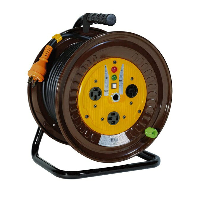 《仕様》●型式：ND-E330-20A●定格電流：5A(全巻時)/19A(全延時)●電線種：SVCT2.0×4芯●アースチェックランプ：有●コンセント数：3●質量(kg）：9.1●電線長（m）：30●サイズ：W320×D218×H389mm...